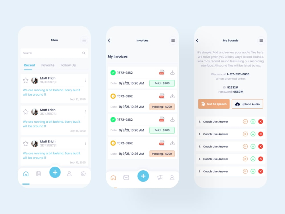 A superb and custom Mobile App/Application Design | Upwork