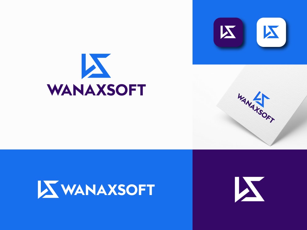 Modern Minimalist, 2D Iconic Startup Monogram Logo Design for your ...