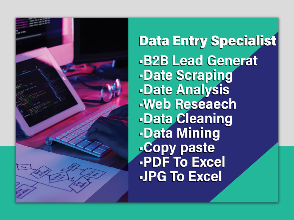 Any Kind Of Data Entry Like Web Research, Typing, Copy Paste, PDF To Excel | Upwork