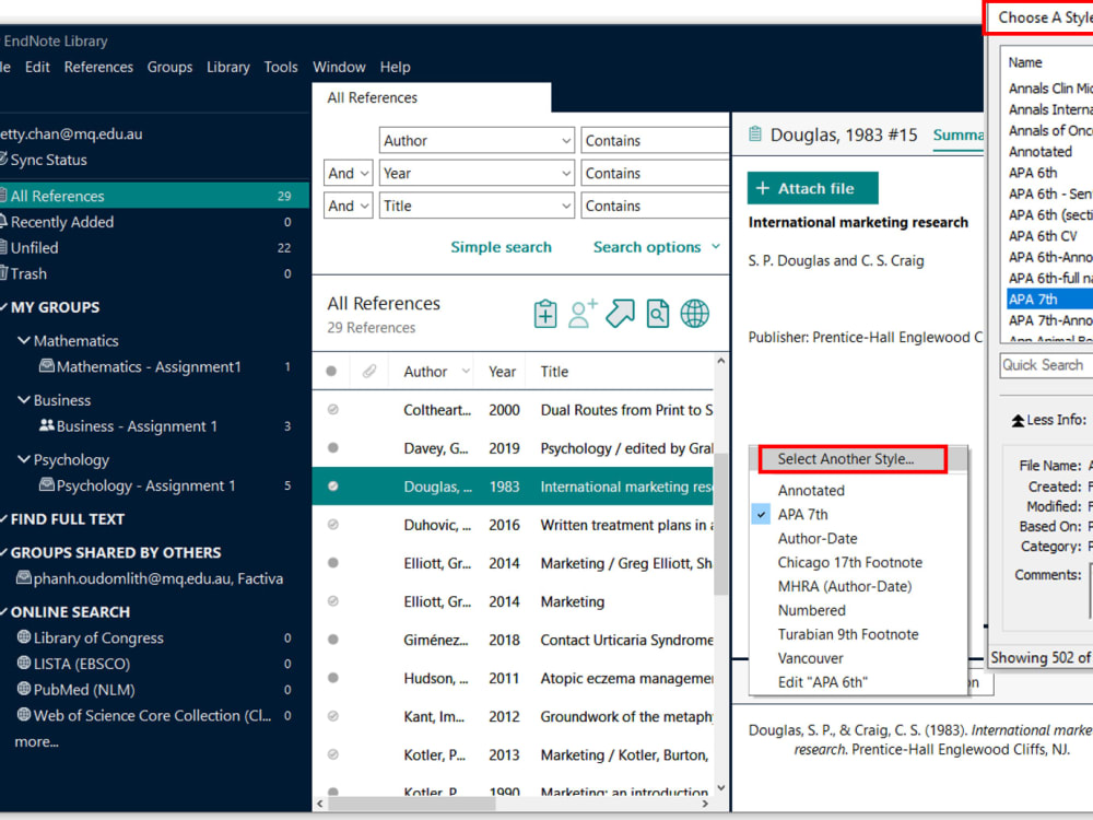 References and Citations in APA 7th, Harvard, Chicago style using ...