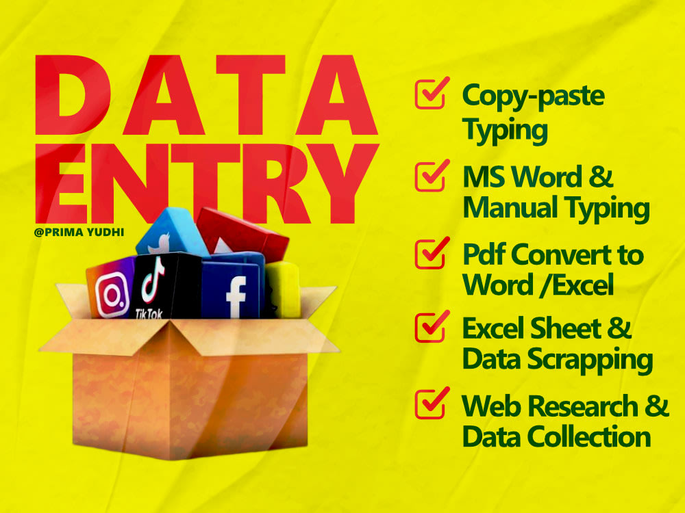 🔴 professional & quick DATA ENTRY services with 100% accuracy | Upwork