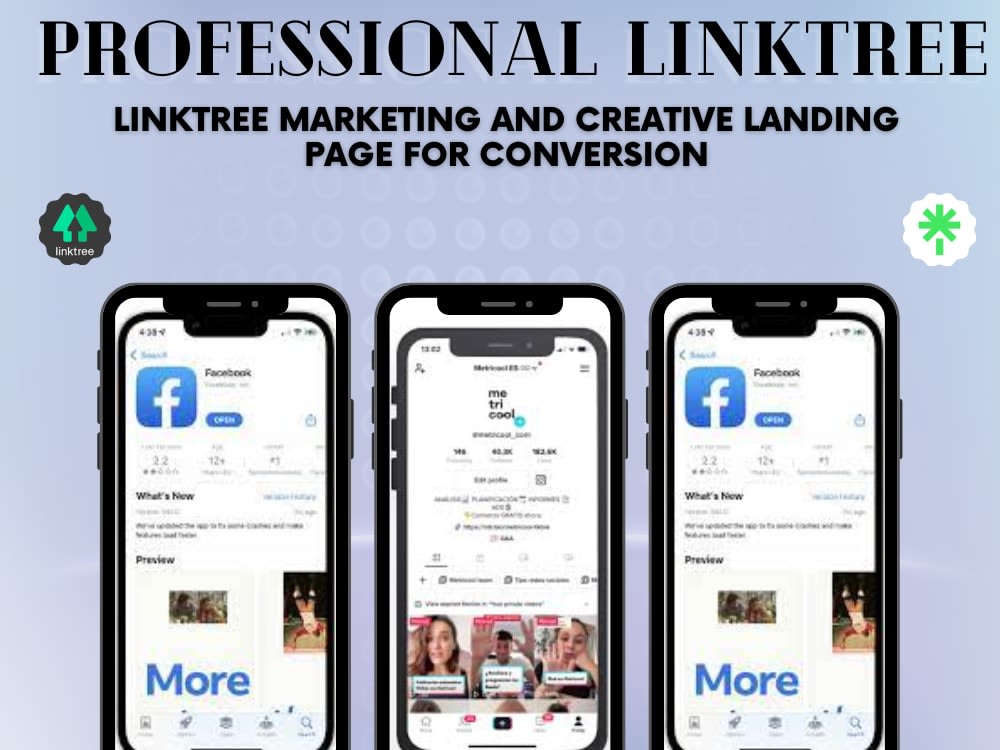 A professional Linktree Biolink landing page marketing for your business | Upwork