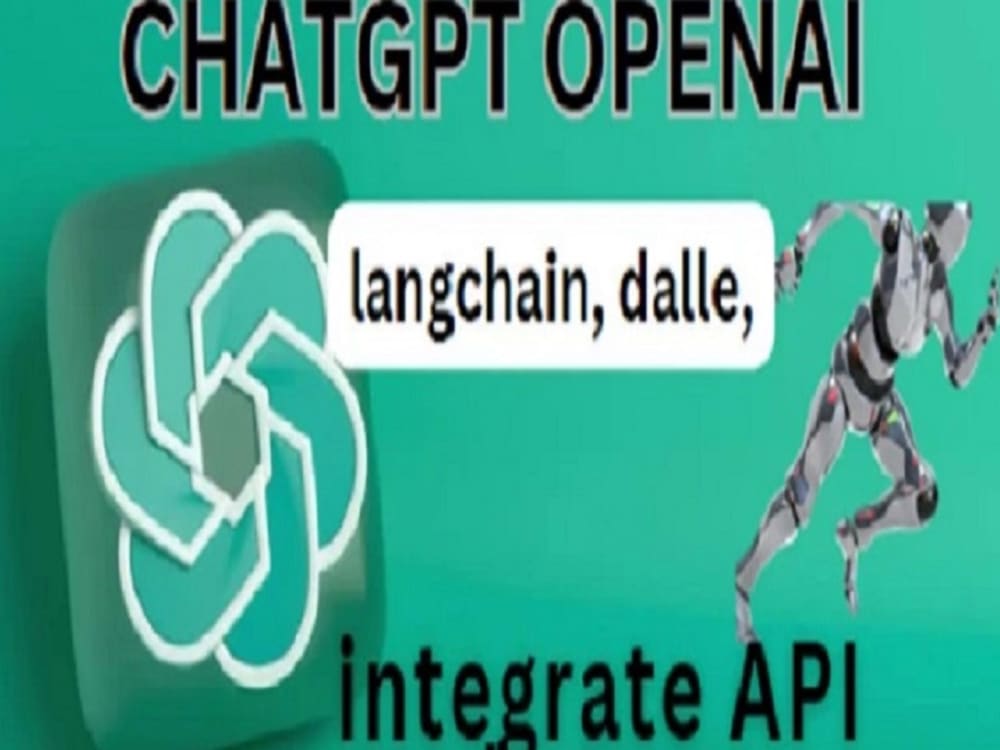 Integrate Api Chat Gpt Langchain Dalle Llms Nlp Apps Autogpt Website Openai Upwork