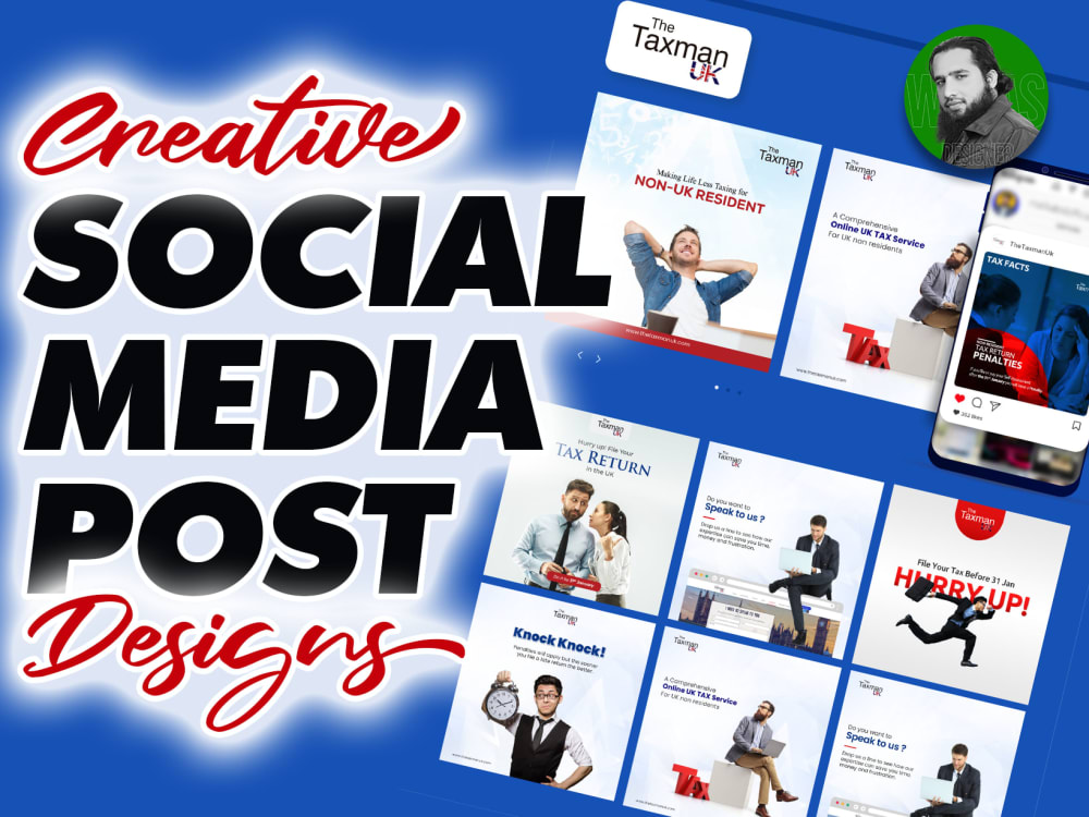 Clients with our Unique and Creative Social Media Posts Design | Upwork