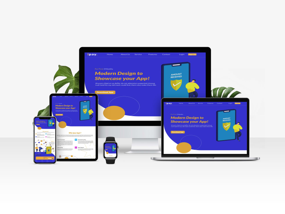 Website design UI | UX in Illustrator Website Design | Upwork