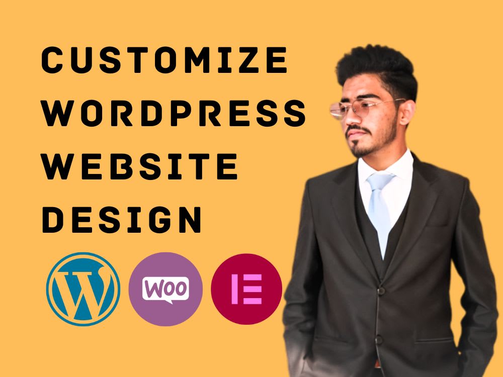 Customize | WordPress | website design | or Redesign | Elemotner Pro | Upwork