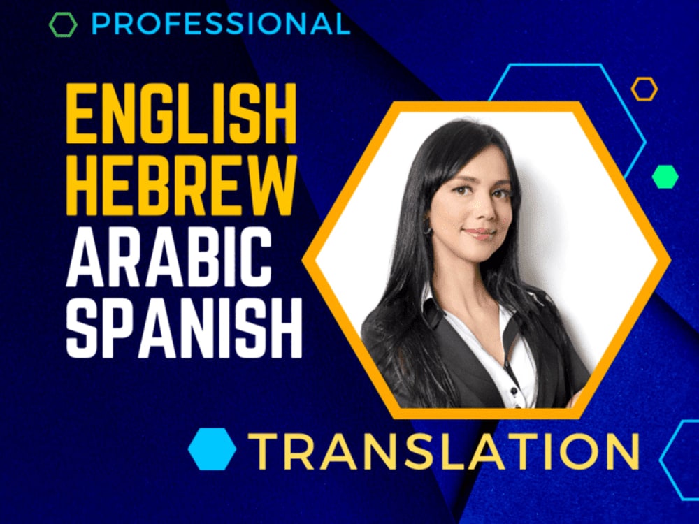 Professionally translate english, Spanish, Hebrew, and Arabic | Upwork
