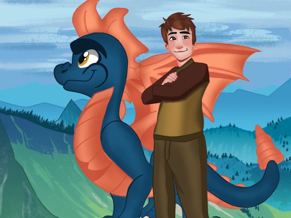 A story book illustration concept design storyboard on any story script ...