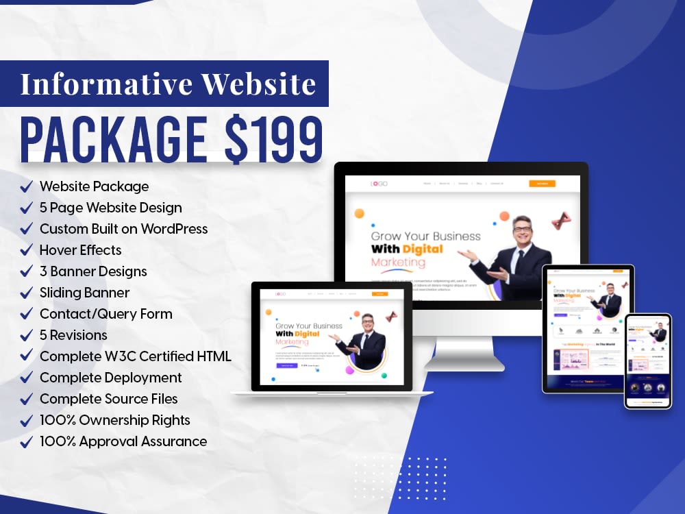 A Custom WordPress Website | Upwork