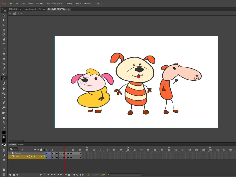 Original 2D cartoon character animation frame by frame | Upwork