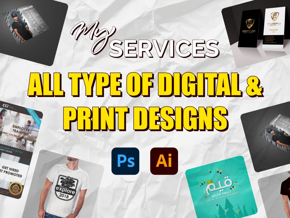 Pro adobe photoshop, illustrator graphic design | Upwork