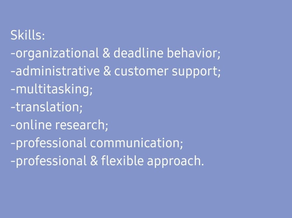 A professional, organized and multitasking administrative assistant | Upwork