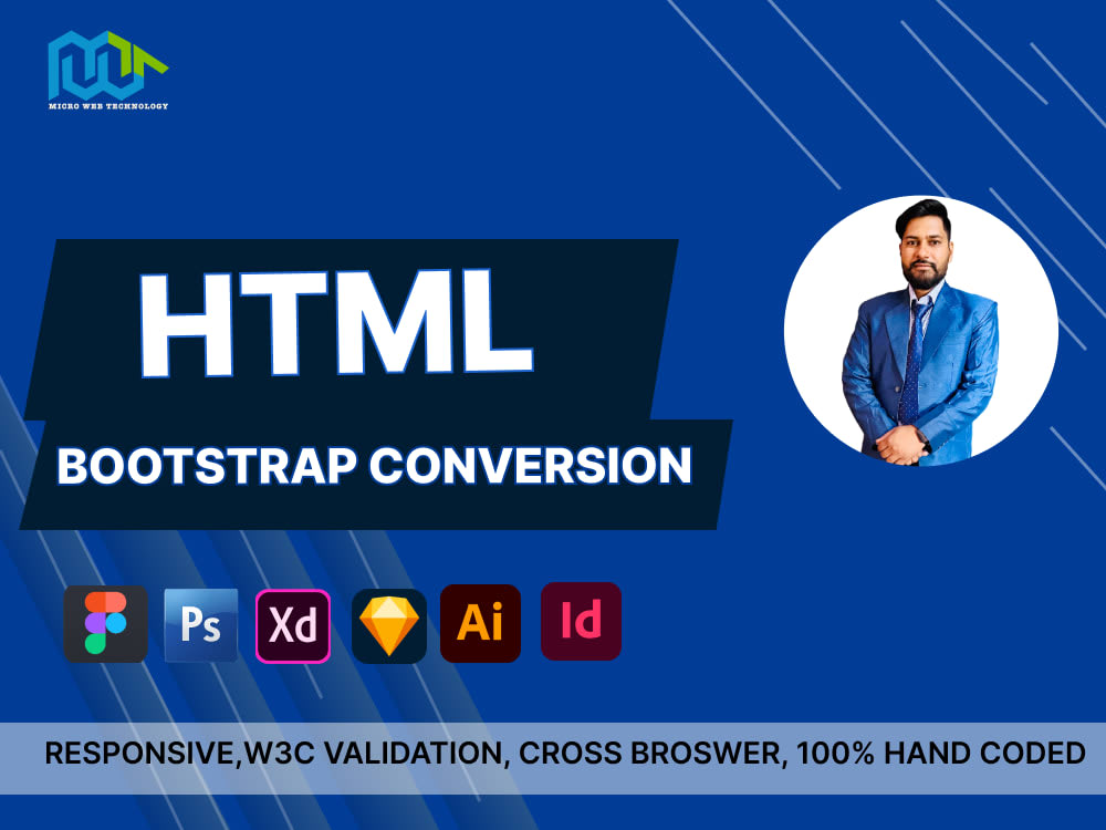 Responsive Pixel Perfect PSD/XD/Figma/Invision/Sketch Designs to HTML/CSS | Upwork