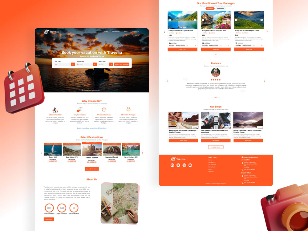 Attractive Responsive Website and Landing Page UI UX Design in Figma ...