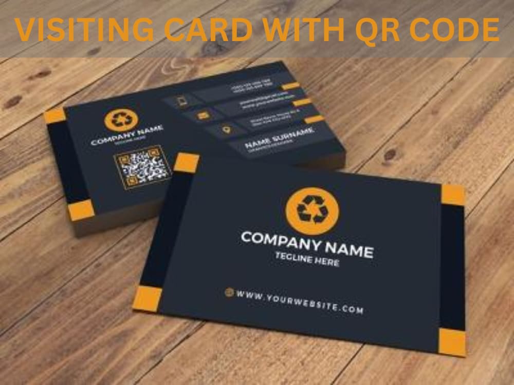 Modern Visiting Card & Business Card with QR Code for your business ...