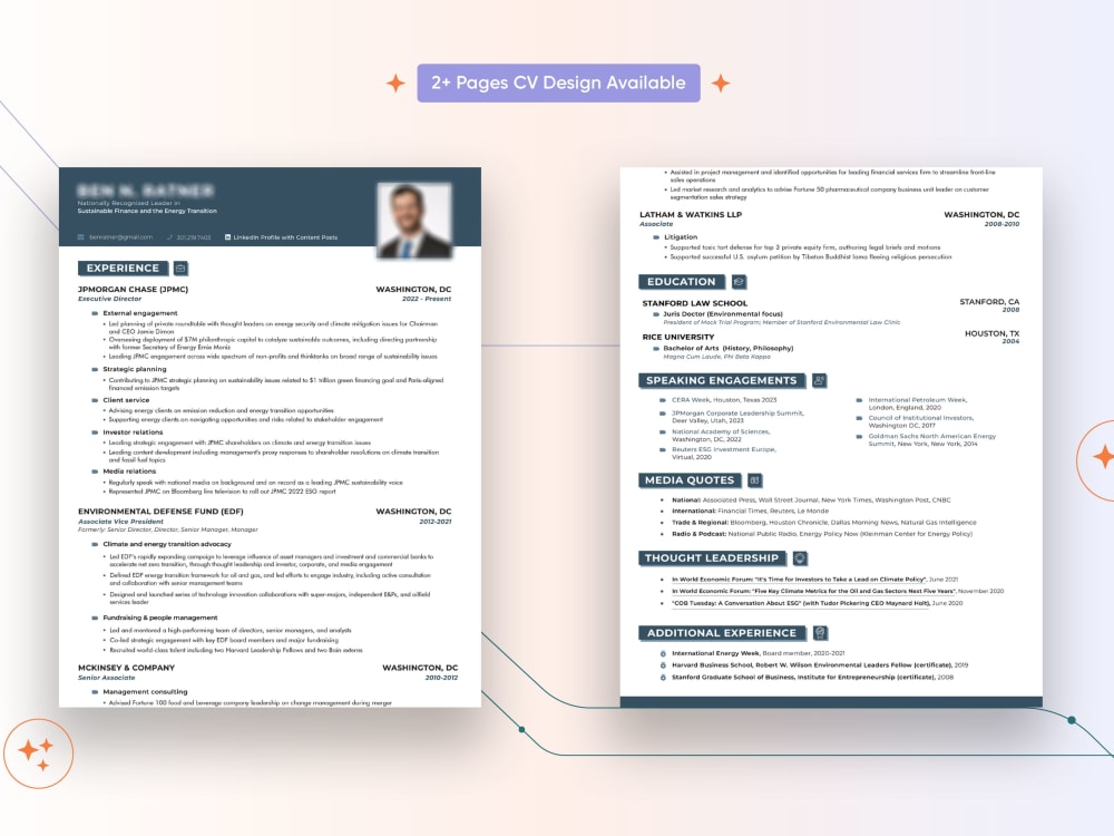 A Resume/CV Design that makes you stand out delivered in under 24 hours ...
