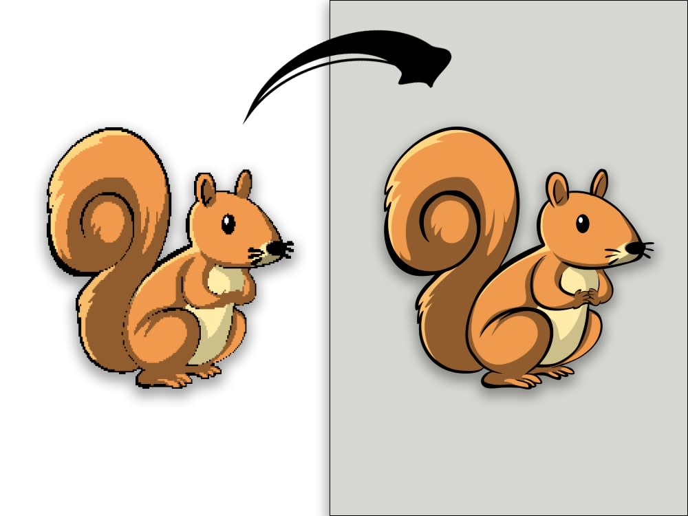 Vectorize image, vector tracing,redraw, recreate and covert to vector files | Upwork