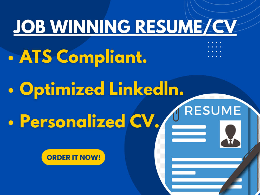 ATS Compliant Resume/CV, Perfect Resume Writing, CV/Resume ATS CV ... ATS Compliant Resume/CV, Perfect Resume Writing, CV/Resume ATS CV ...