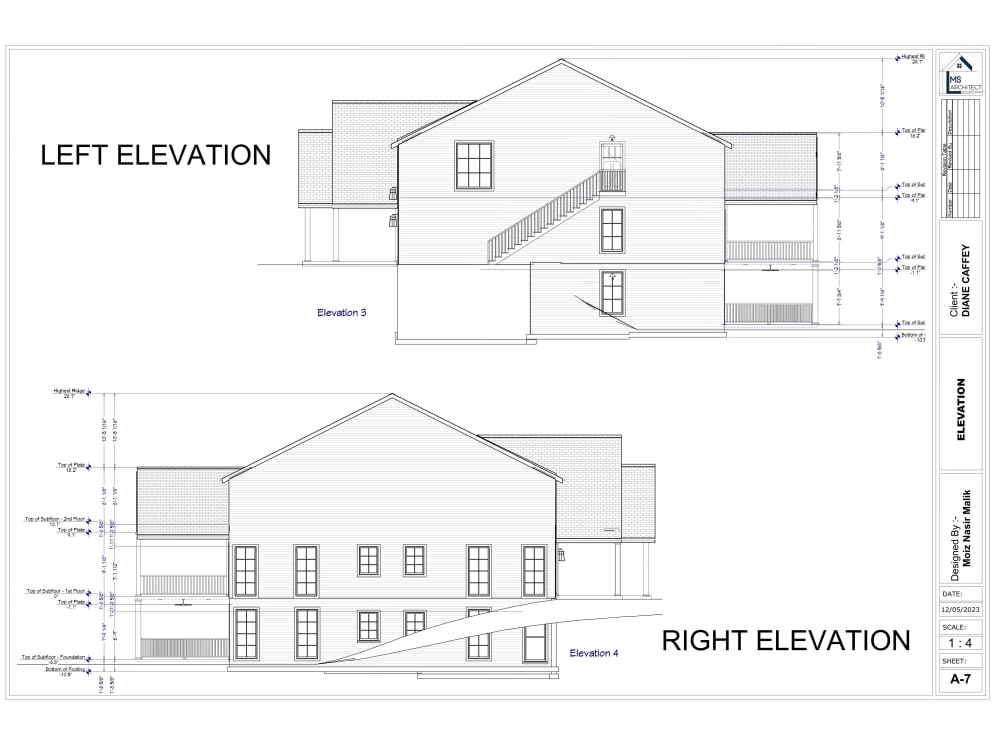 Architectural blueprints drawing for city permit or construction | Upwork