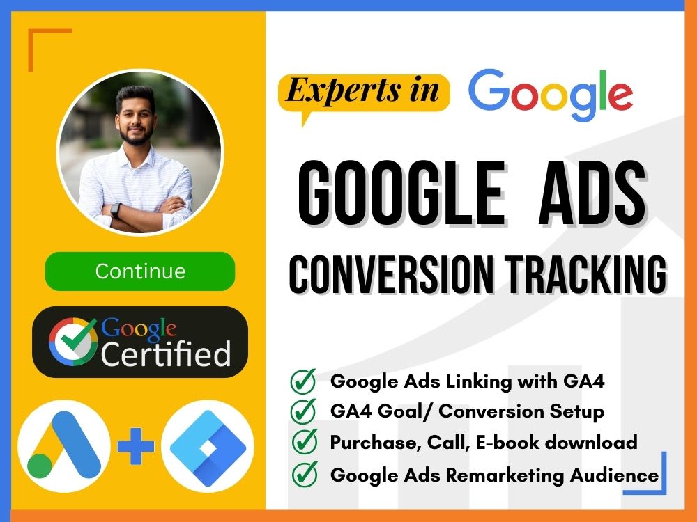 Google ads conversion tracking & custom remarketing audience for e-commerce | Upwork