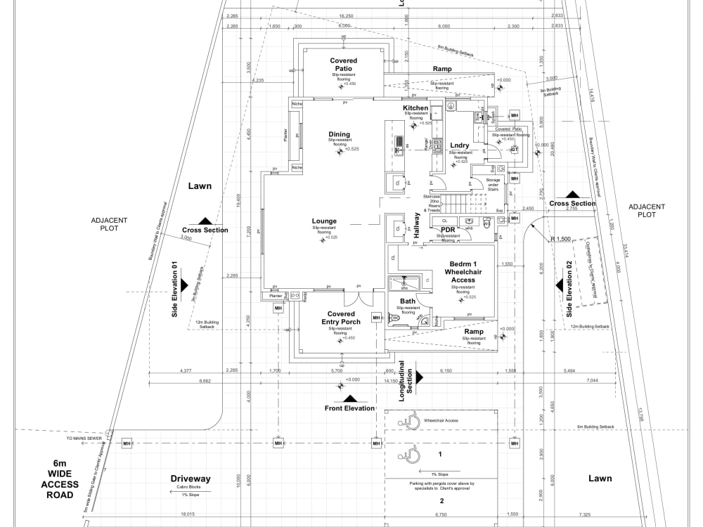 A detailed 2D CAD Site Plan for your Proposed Project. | Upwork