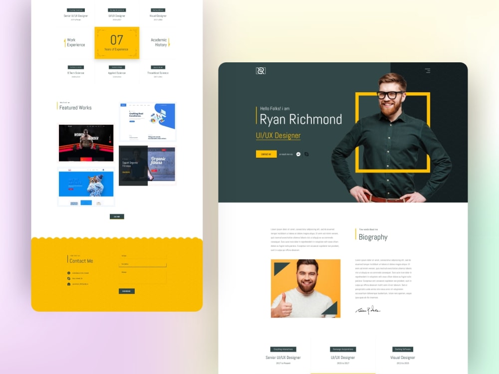Website Landing/ Multipage UI/UX Design in Adobe XD/ Figma | Upwork