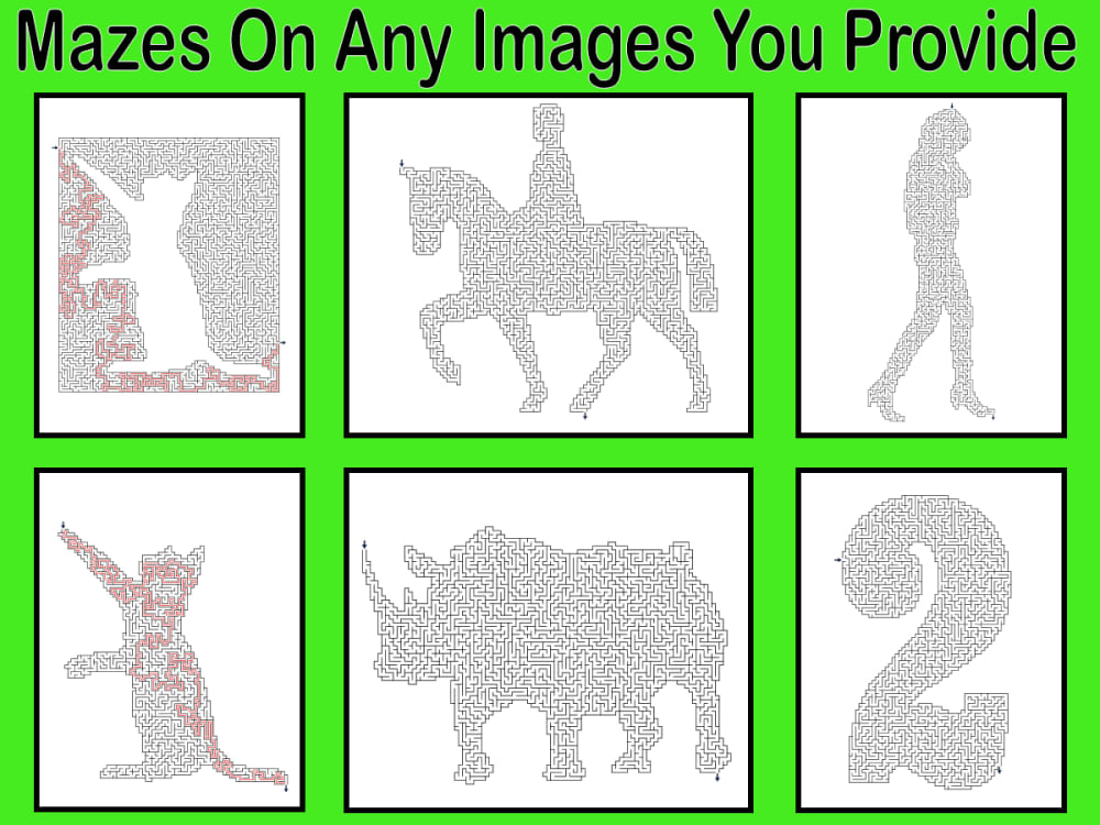 Receive custom mazes in any shape you want. | Upwork