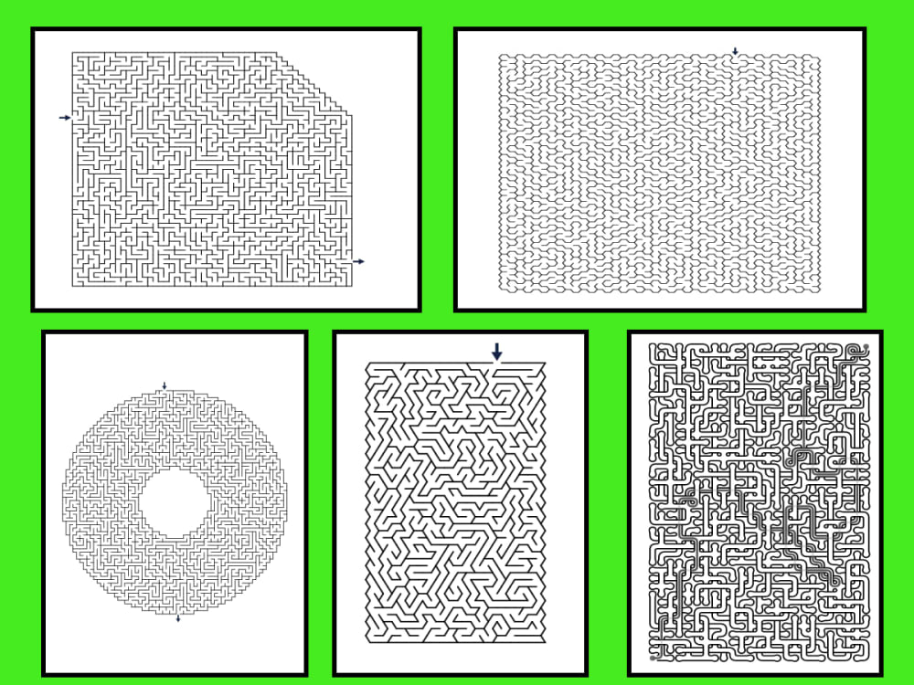 Receive custom mazes in any shape you want. | Upwork