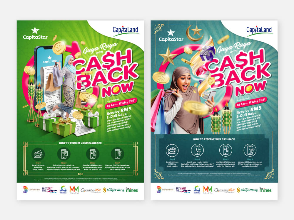 Impressive key visual in a campaign poster | Upwork