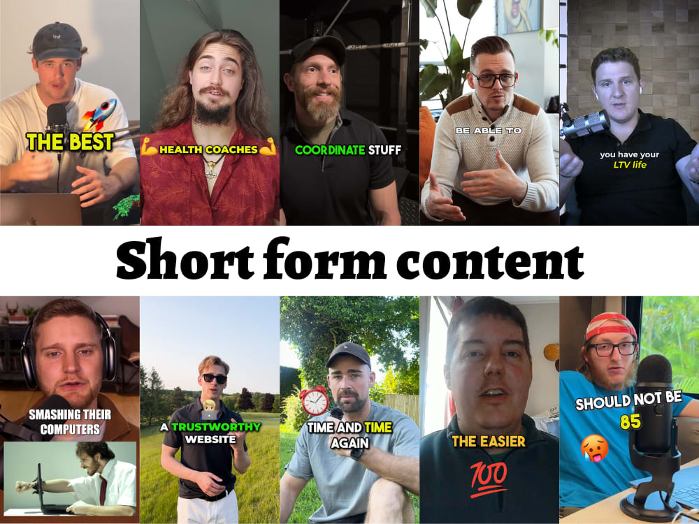 Instagram, YouTube shorts with animated & Engaging captions | Upwork