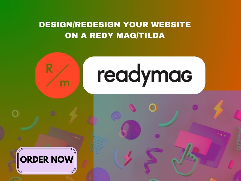 A well-designed and redesigned website on a readymag/tilda platform | Upwork