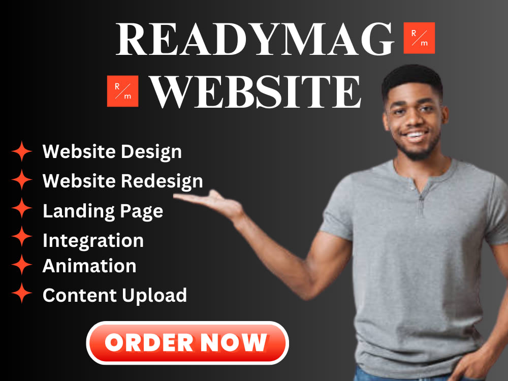 Website and landing page design on Readymag website with amazing ...