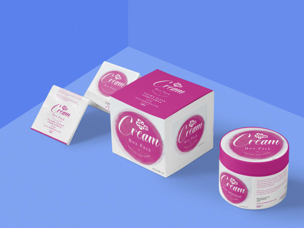 Minimalist cosmetic packaging and supplement label design | Upwork