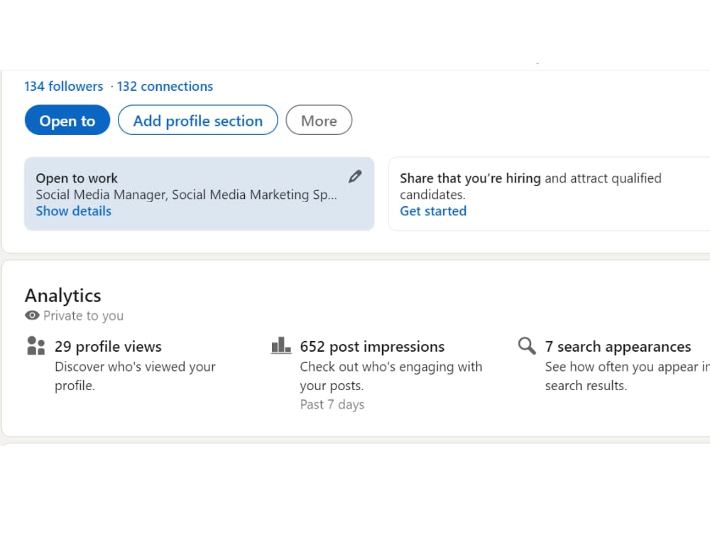 Fully optimized LinkedIn profile | Upwork Fully optimized LinkedIn profile | Upwork