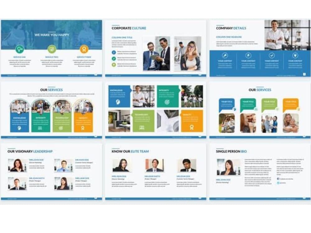 A professional presentation design | Upwork