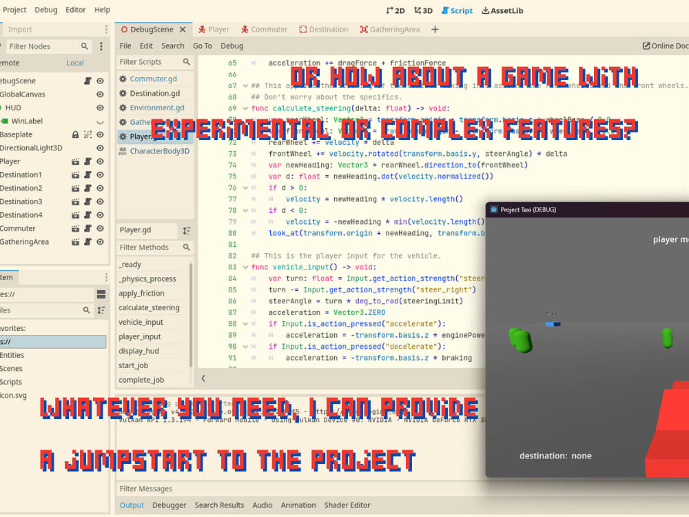 A game prototype with proper and organized structure, royalty-free ...