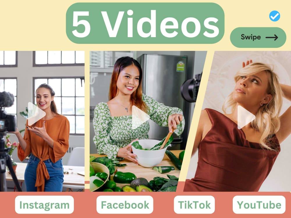5 Short Video Ads for Social Media | Instagram | Facebook | YouTube ...