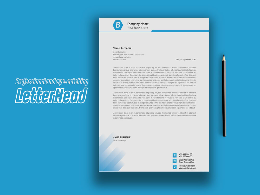 Creative Letterhead Design