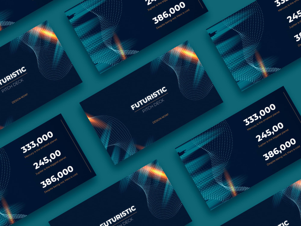 Futuristic and impactful Pitch Deck | Upwork