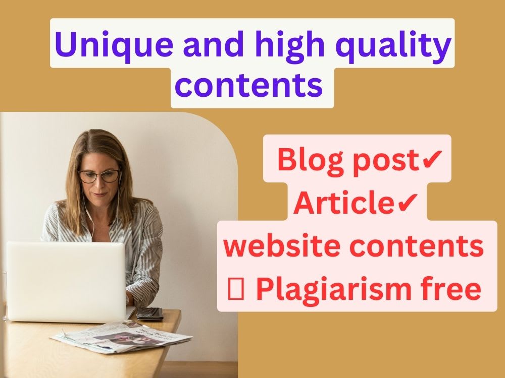 Your SEO-friendly article content writer and rewriter | Upwork