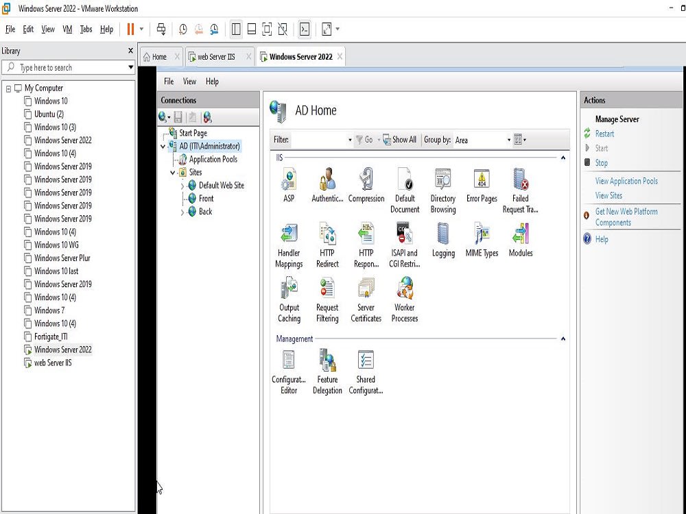 Building a network Windows Server ADDS with DHCP, DNS, and IIS in one ...