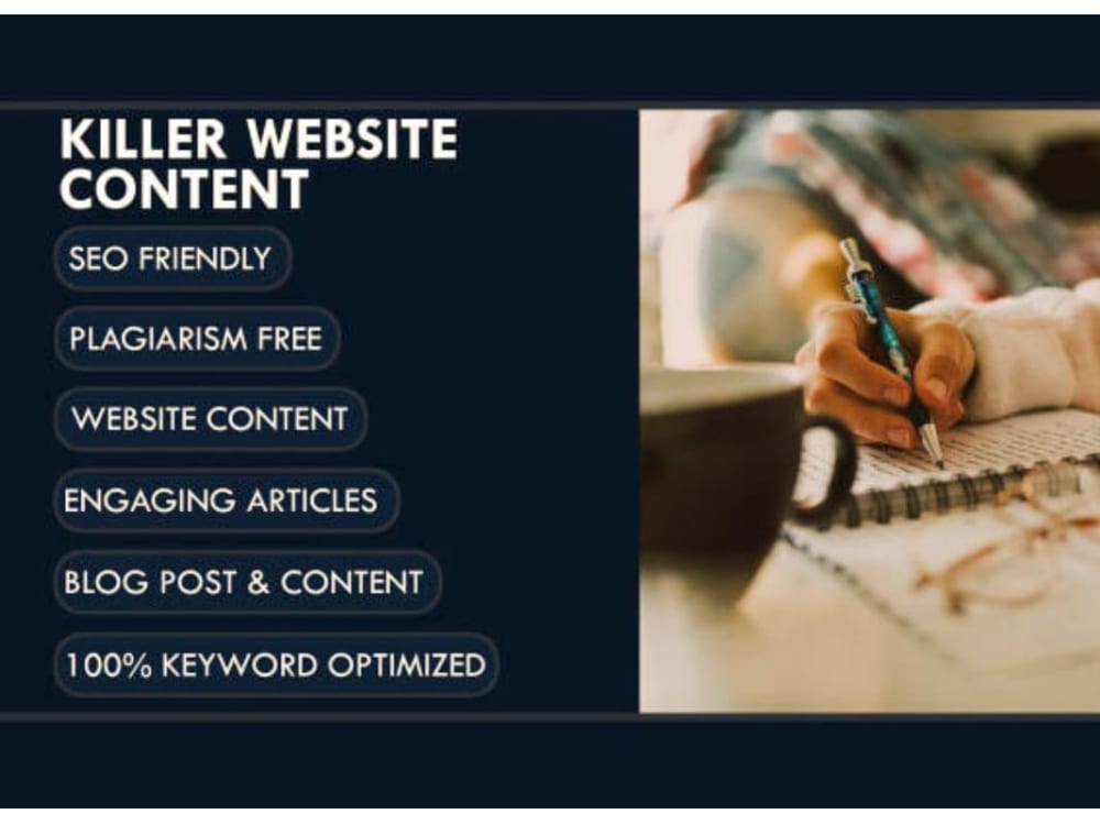 Killer content for your website | Upwork