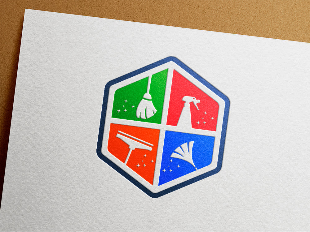 A modern pressure, washing, cleaning service, and power washing LOGO ...
