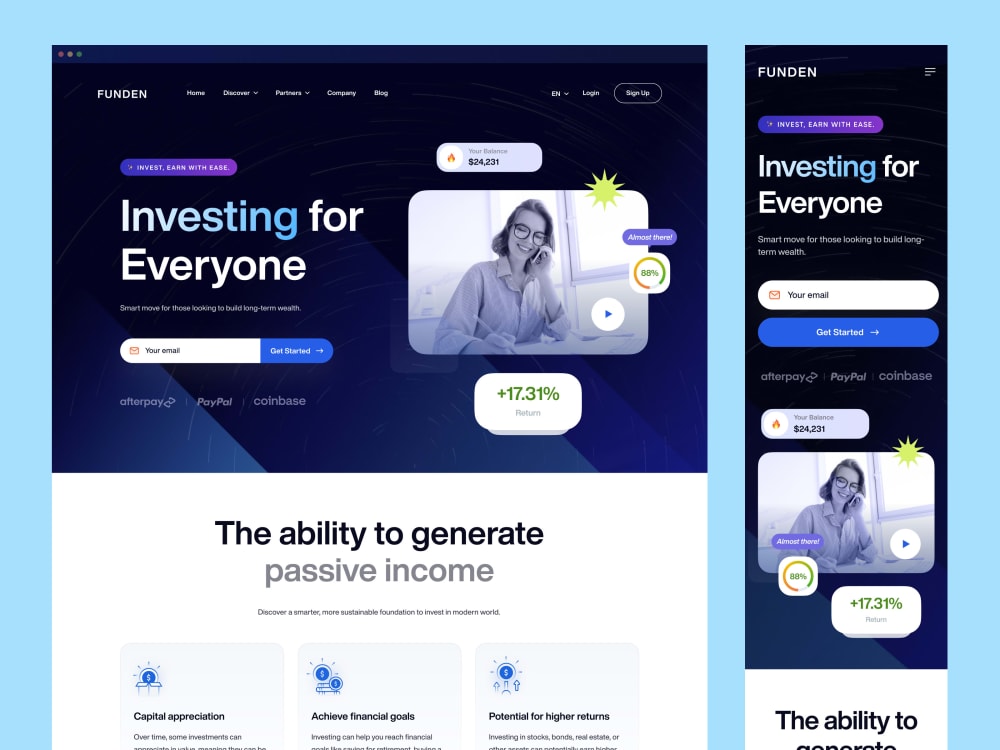 A wonderful website design | Upwork