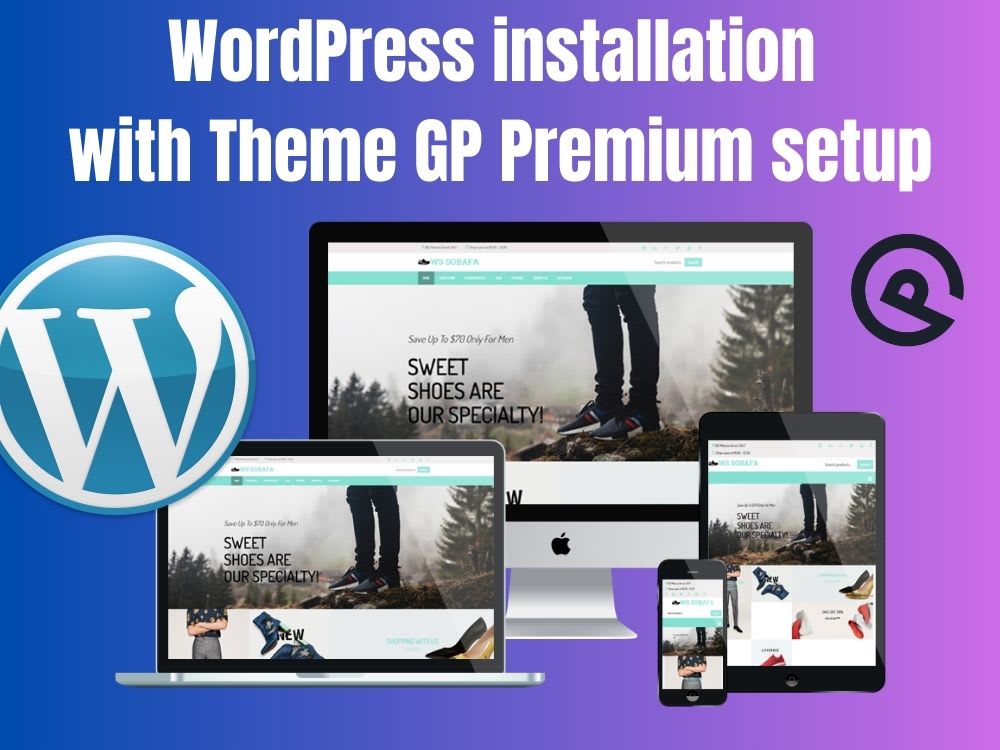WordPress installation with Theme GP Premium setup. | Upwork