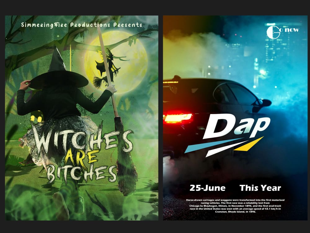 Film poster for documentary or cinematic movies video poster design ...