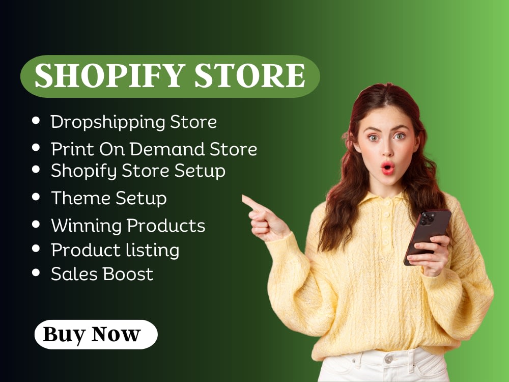 A Shopify Dropshipping Store, Shopify Website or Shopify Store Expert ...