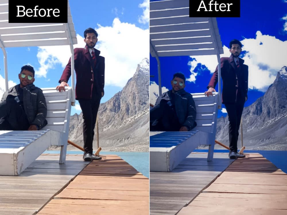 Photoshop mass pictures altering and foundation evacuation | Upwork