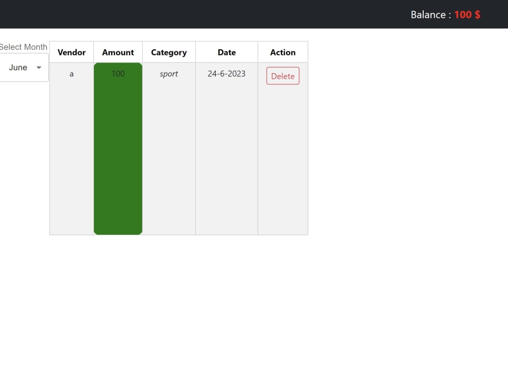 Bank react project with mongodb database | Upwork