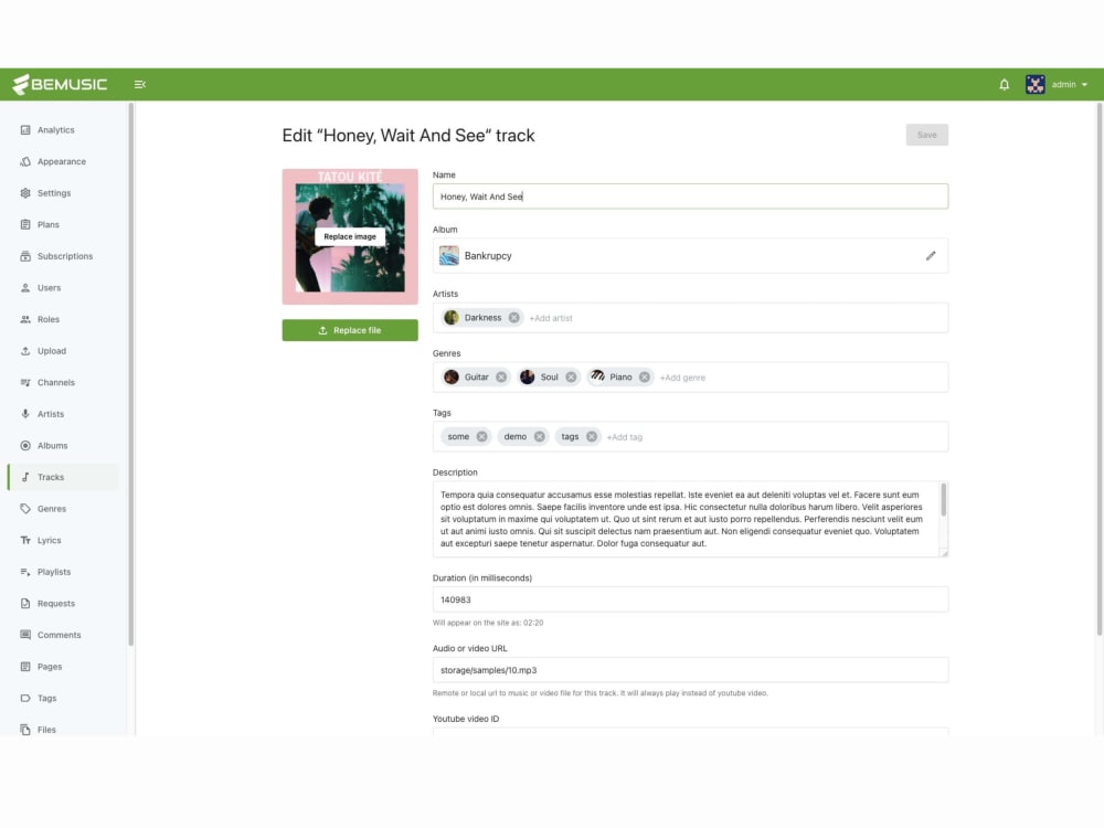 BeMusic - Music Streaming Engine | Upwork